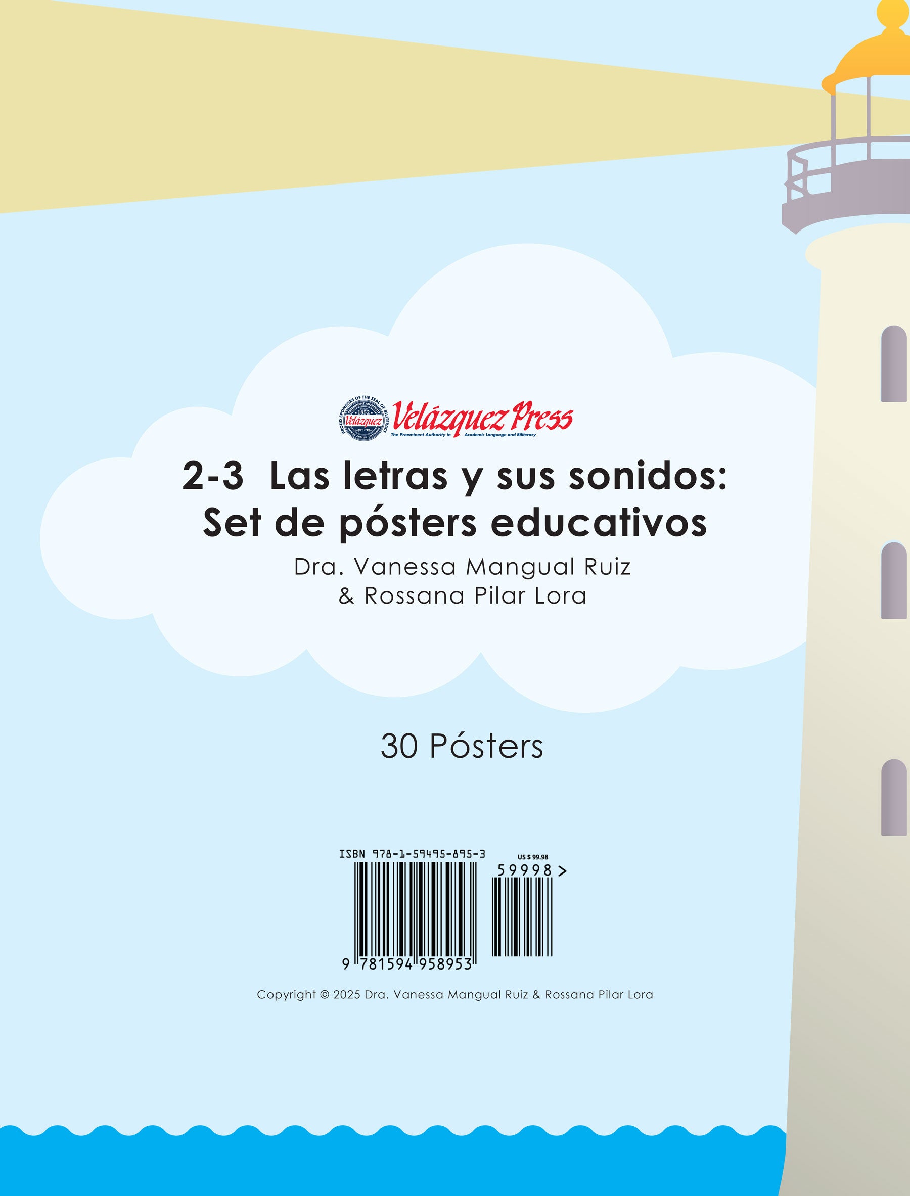 Las letras y sus sonidos: Set de pósters educativos (2-3) – Velázquez ...