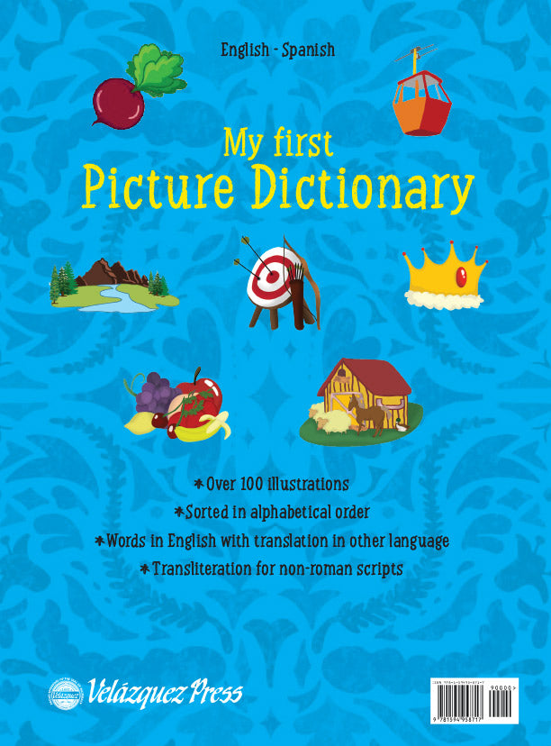 My first Picture Dictionary: Spanish – Velázquez Press | Biliteracy